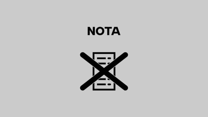 Does NOTA make sense for Indian elections? - either/view